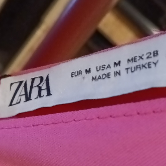 Zara | Tops | Final Price Nwt Zara Pink Capelike Flared Blouse W Tieup ...